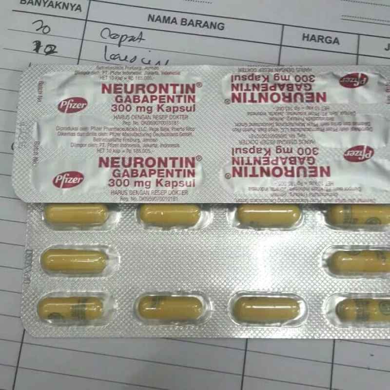 Jual Original Neurontin Gabapentin 300 Mg Isi 10 Capsul Per Lembar di ...