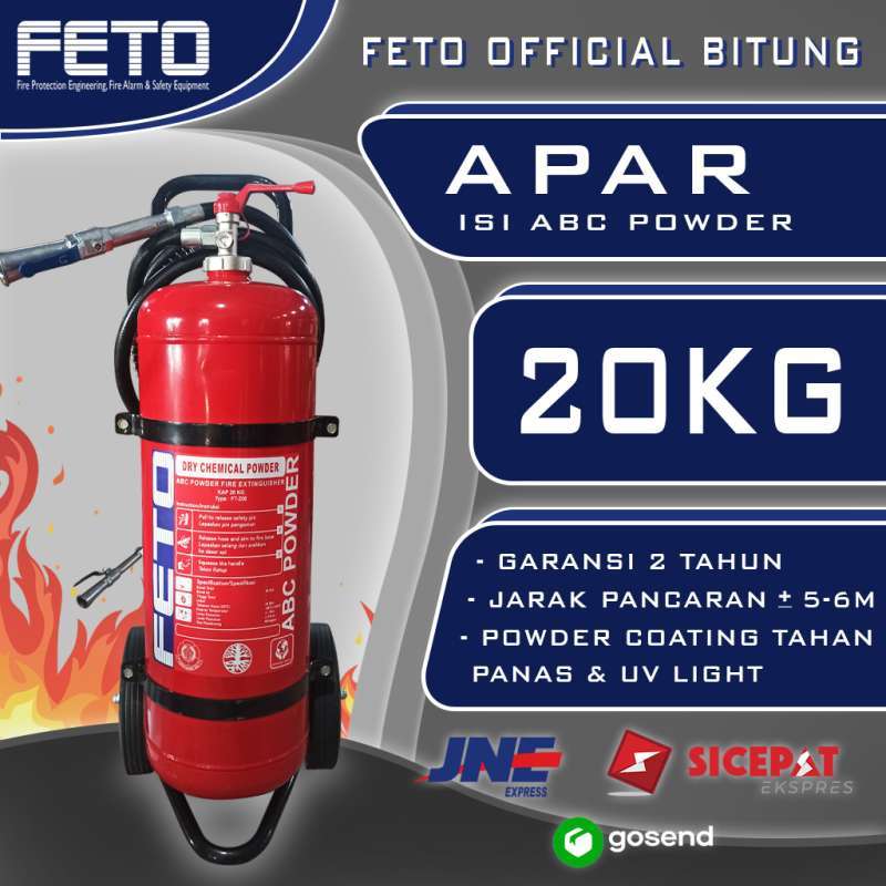 Jual Alat Pemadam Kebakaran (apar) Abc Powder 20kg - Feto Di Seller ...