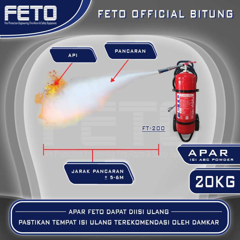 Jual Alat Pemadam Kebakaran (apar) Abc Powder 20kg - Feto Di Seller ...