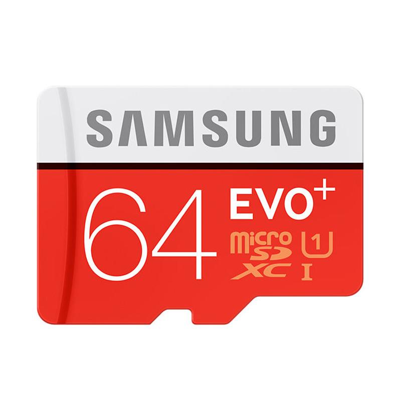 Jual Samsung MMC Evo Plus SD Memory Card with Adaptor [64 GB/ Original ...