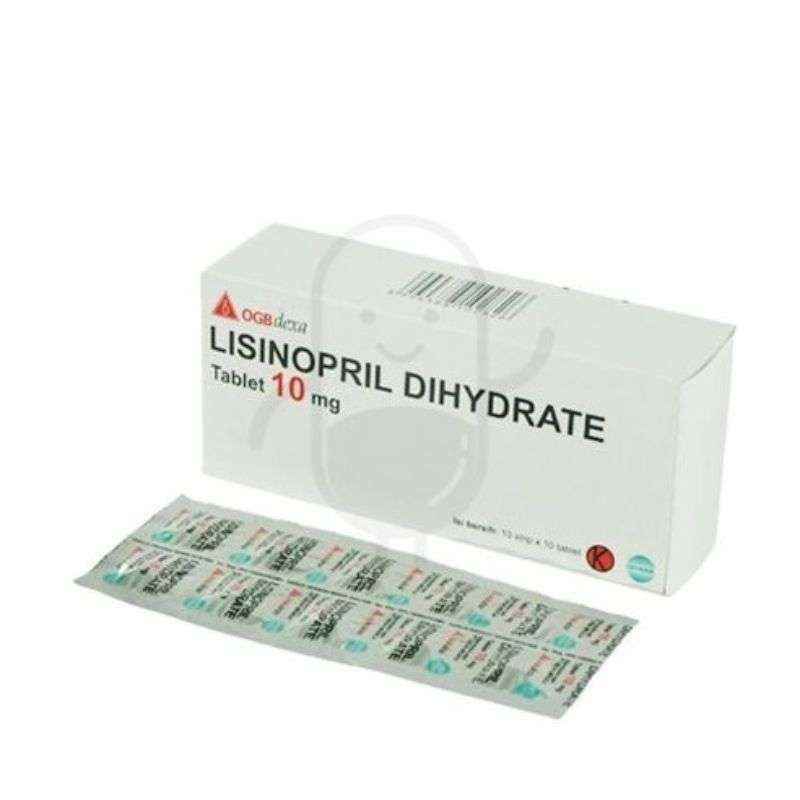 Jual LISINOPRIL OGB DEXA MEDICA 10 MG BOX 100 TABLET di Seller Apotek ...