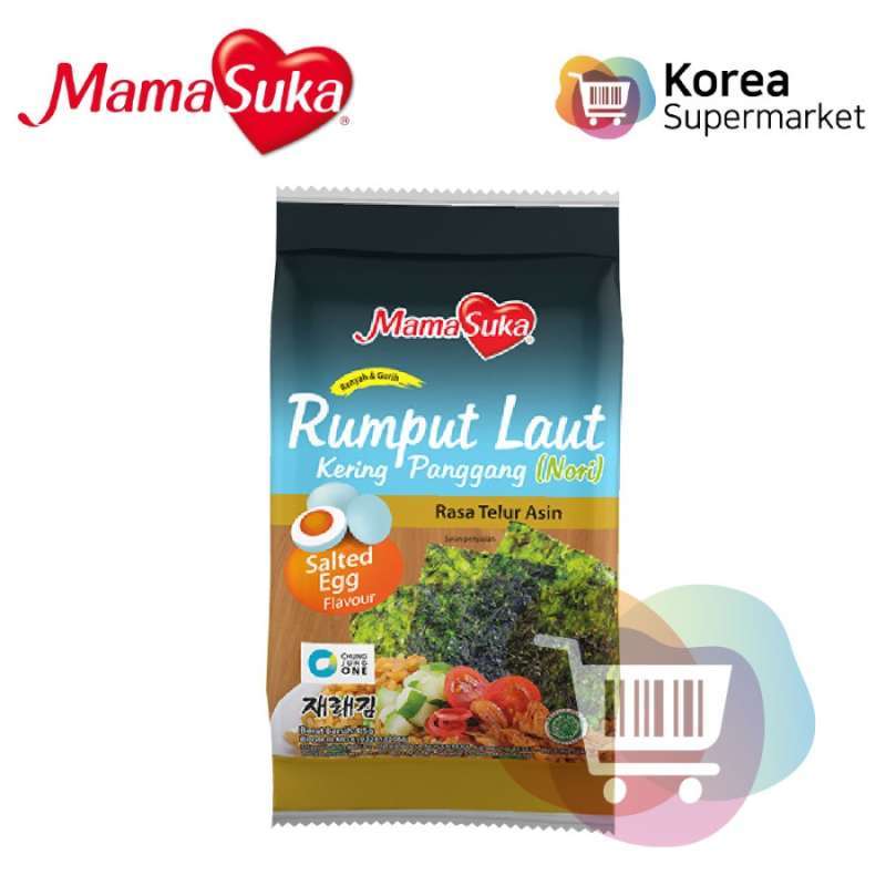 Jual Paket 4 Rasa Mamasuka Rumput Laut Panggang Nori Gim Isi 4 Bungkus ...