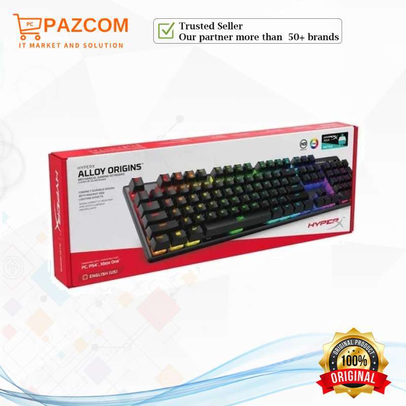 Promo Hyperx Alloy Origins (Aqua switch) -GAMING KEYBOARD Diskon 23% di ...