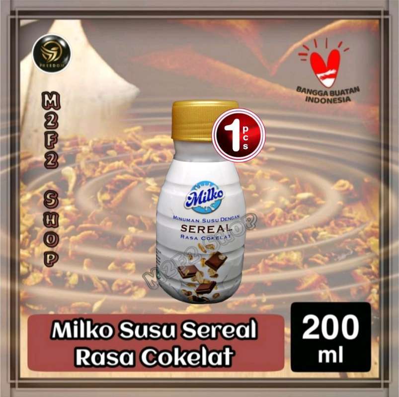 Jual Susu Sereal Milko Cokelat Botol Plastik Pet - 200 ml (Kemasan ...