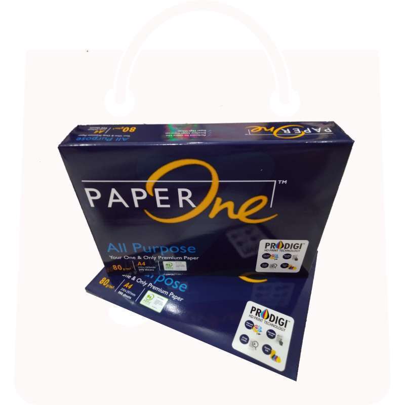 Jual Kertas HVS A4 80 Grams PaperOne All Purpose 1 RIM Print Foto Copy ...