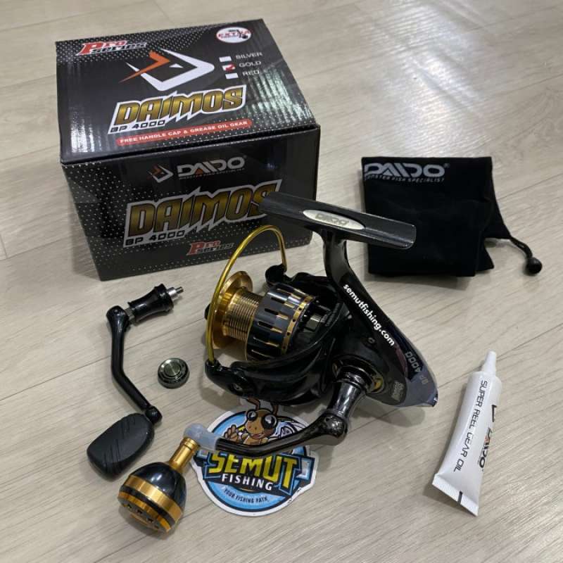 Promo DAIDO DAIMOS PRO SERIES SPINNING REEL - 4000 GOLD Diskon 8% di ...
