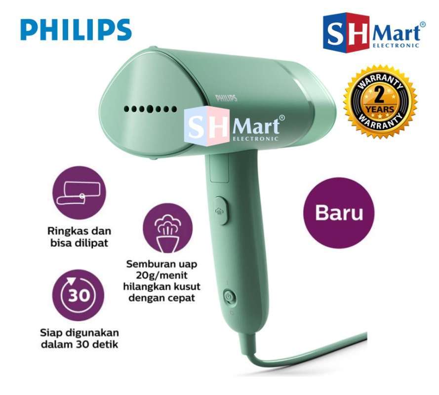 Jual Philips Handheld Steamer 3000 Series - STH3010/70 SETRIKA STEAMER ...