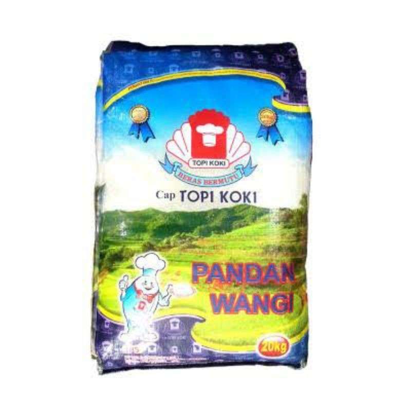 Jual BERAS PANDAN WANGI 20KG CAP TOPI KOKI RICE di Seller LatteBless ...