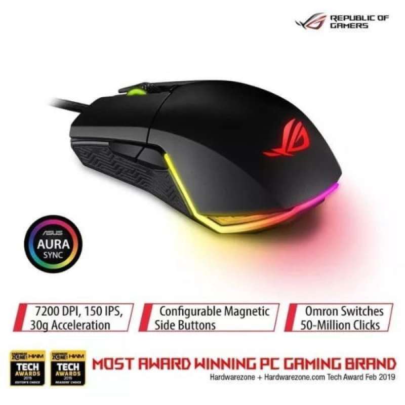 Jual ASUS ROG Pugio Aura RGB - Gaming Mouse di Seller Clover Gaming ...