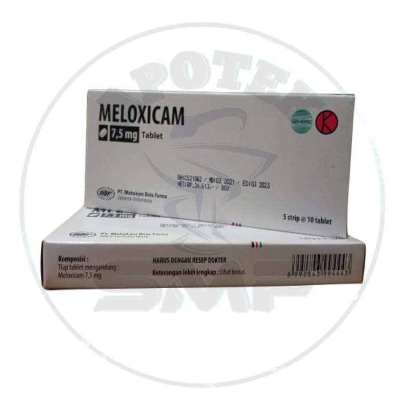 Jual MELOXICAM 7,5 MG MAHAKAM BETA FARMA BOX 5 STR@ 10 TAB di Seller ...