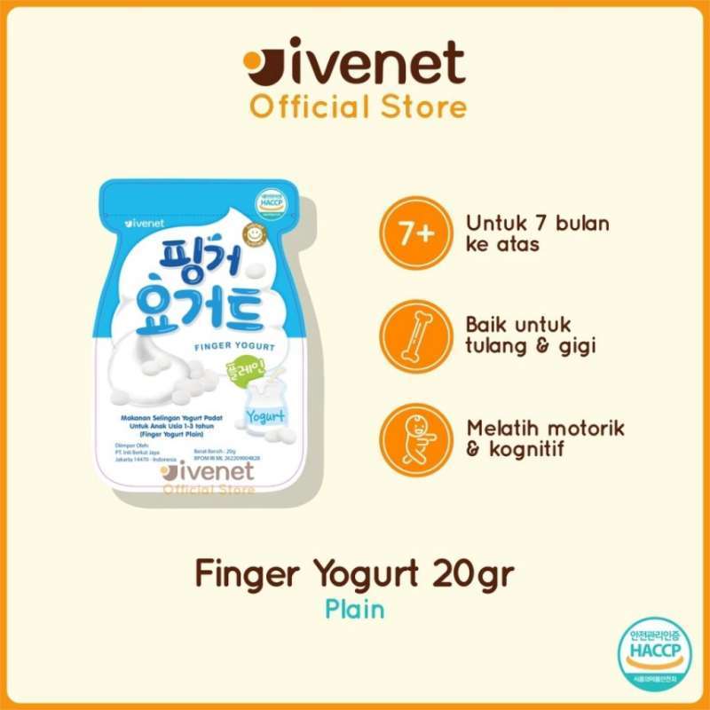 Jual Ivenet Finger Yogurt - Korean Snack, varian Plain di Seller Odilia ...