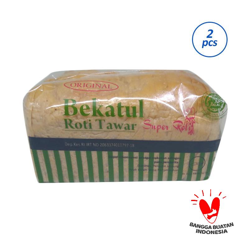 Jual Super Roti Bekatul Original Full Loaf Roti Tawar [1 Box/ 2 Pcs] di ...