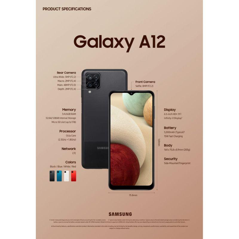 Jual samsung galaxy A12 ram 4-128 - Hitam di Seller Tunjung Cellular ...