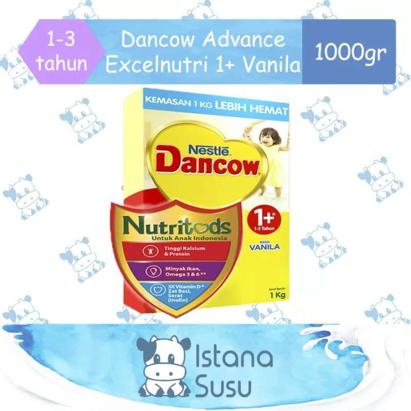 Jual Dancow 1+ Vanilla 1000 gr di Seller Istana Susu Bekasi Official ...