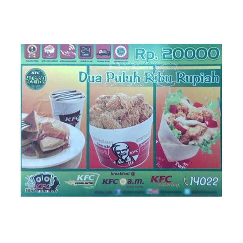 Jual KFC Gift Voucher Fisik Rp 200.000 [@Rp. 20.000] di Seller Teman ...