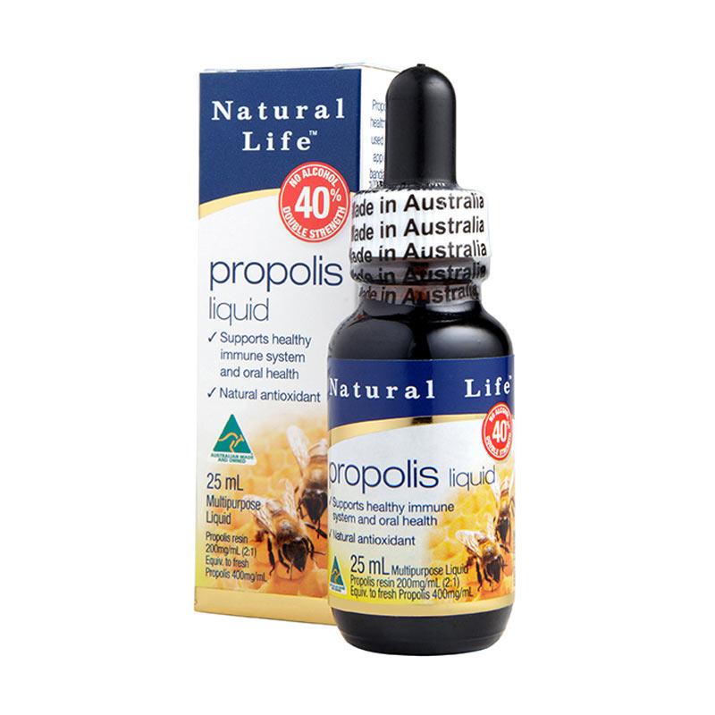 Jual Natural Life Propolis Liquid 40% No Alcohol Suplemen Kesehatan [25 ...