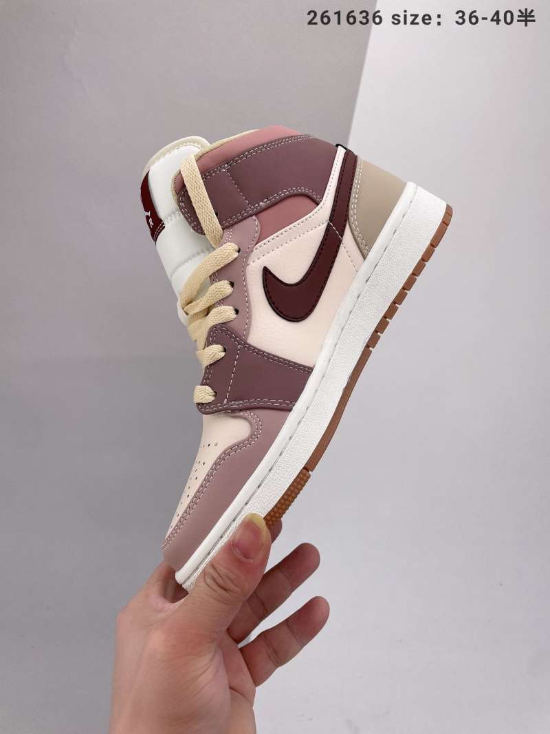 Jual Nike Air Jordan 1 Mid Se Aj1 Jordan Middle Top Basketball Shoe Red ...