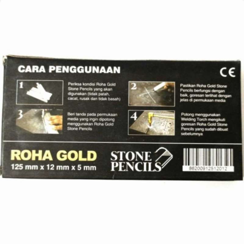 Jual Kapur Pensil/stone Pencil/kapur Las (1kotak Isi 12pcs) Di Seller ...