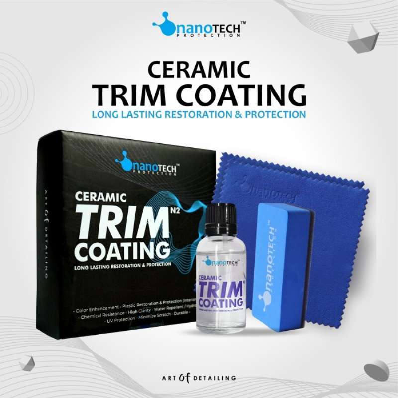 Jual Ceramic Trim Coating - Coating Plastic Plastik -Trim Restorer ...