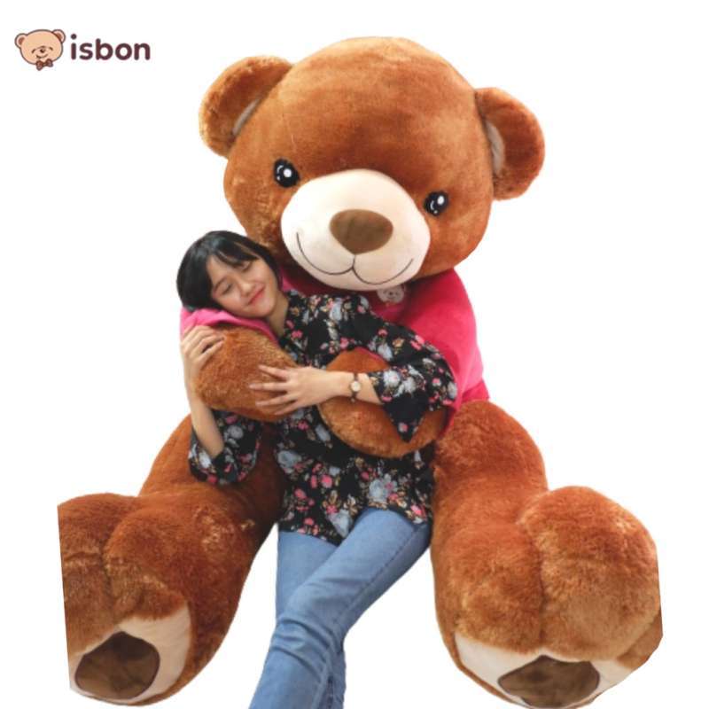 Promo Boneka Jumbo Teddy Bear Istana Boneka Ukuran 2 Meter 2m Manusia ...