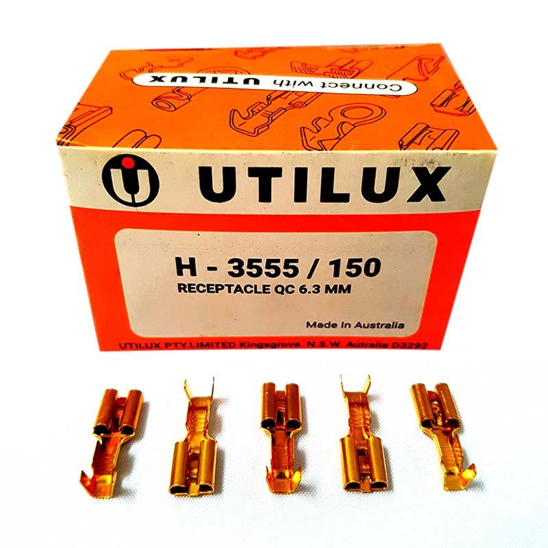 Jual Utilux H3555 Female Skun Terminal Gepeng [original] Di Seller ...