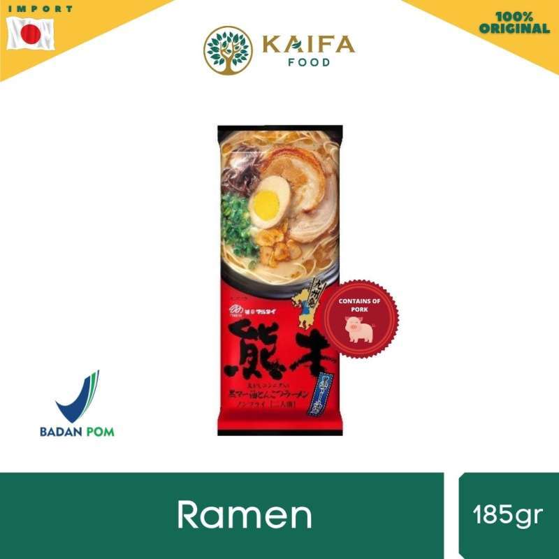 Jual MARUTAI Kumamoto Tonkotsu Ramen 185gr di Seller KAIFA FOOD Official Store - Kota Jakarta ...