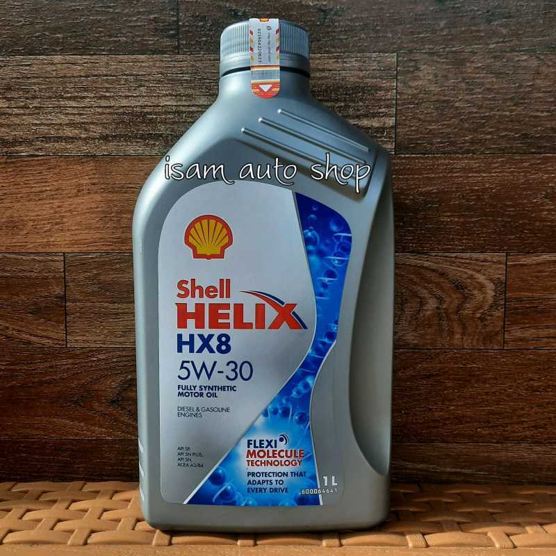 Jual SHELL HX8 5W30 API SP, SN PLUS, KEMASAN 1 LITER di Seller Isam ...