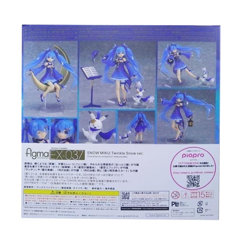 Jual Oem Figma Hatsune Miku Twinkle Snow Ver Ex Vocaloid Blue Base Action Figure Di Seller