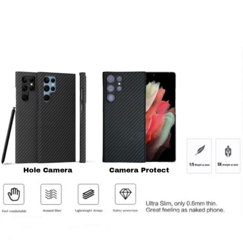 Promo Case Samsung S22 Ultra REAL ARAMID CARBON (Bukan PITAKA) - S22 Ultra Camera Protect Diskon ...