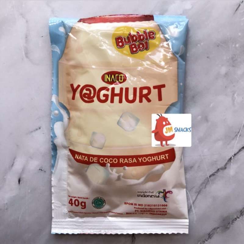 Jual Inaco Bubble Boi Yoghurt [40 gr] di Seller JMSNACKS - Kebon Lega ...