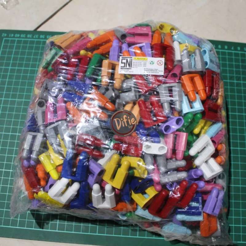 Promo Lego roket besar segi enam 1 kilo | miniset jumbo Lego peluru ...