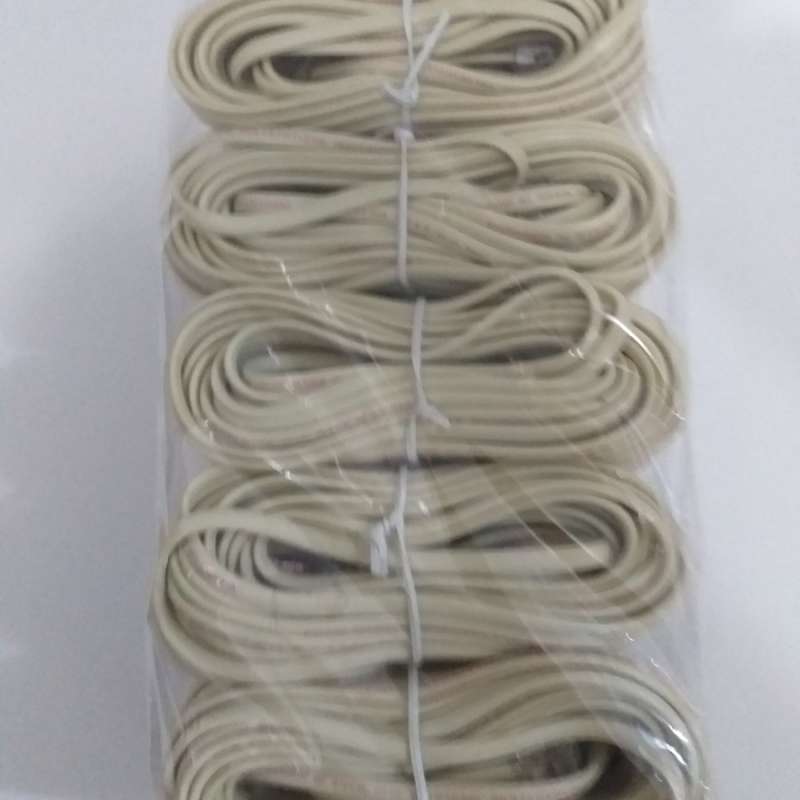 Jual Kabel Line Telp Telephone 10m + Jack RJ 11 KITANI /Tali Sambungan ...