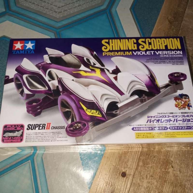 Jual Tamiya mini 4wd Shining scorpion premium violet version di Seller ...