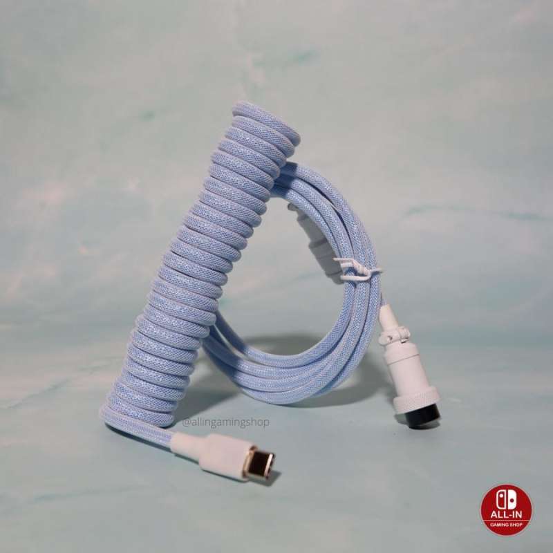 Jual Type C Coiled Cable Mechanical Keyboard By All-in Gaming Shop ...