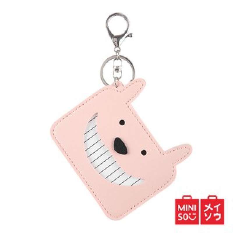 Jual Miniso Official Simple Animal Smiley Card Set Card Holder di ...