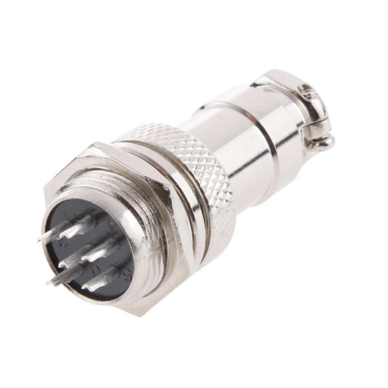 Jual M16 400v 3a Screw Type Electrical Aviation Plug Socket Connector ...