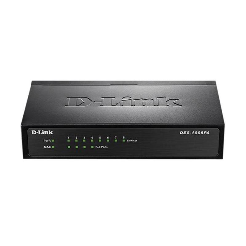 Jual D-Link DES-1008PA POE Switch Hub [8 Port] di Seller IT Shop ...