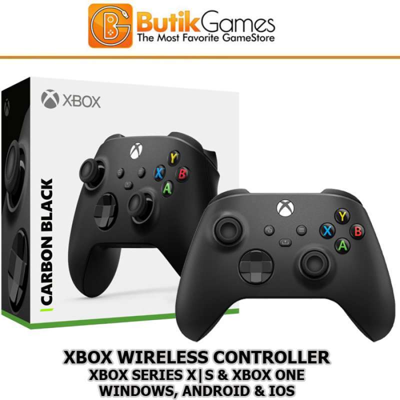 Jual Stick Xbox Series X S Xbox One Wireless Controller Hitam Carbon ...