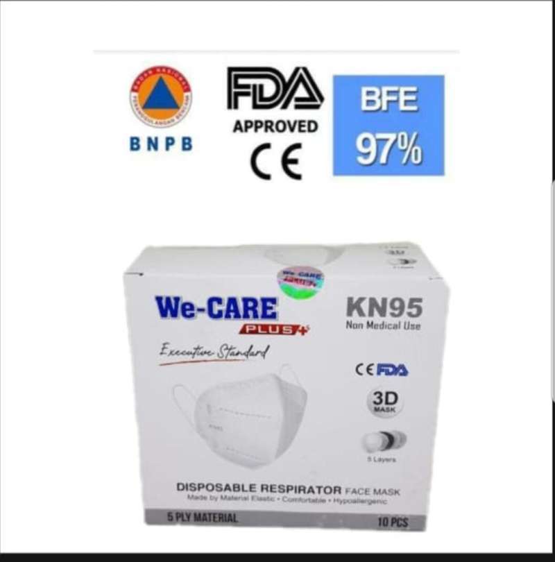 Jual Masker WeCare Plus KN95 5 ply 10pcs di Seller Cahaya PerkasaJaya - Sukaramai II, Kota Medan ...