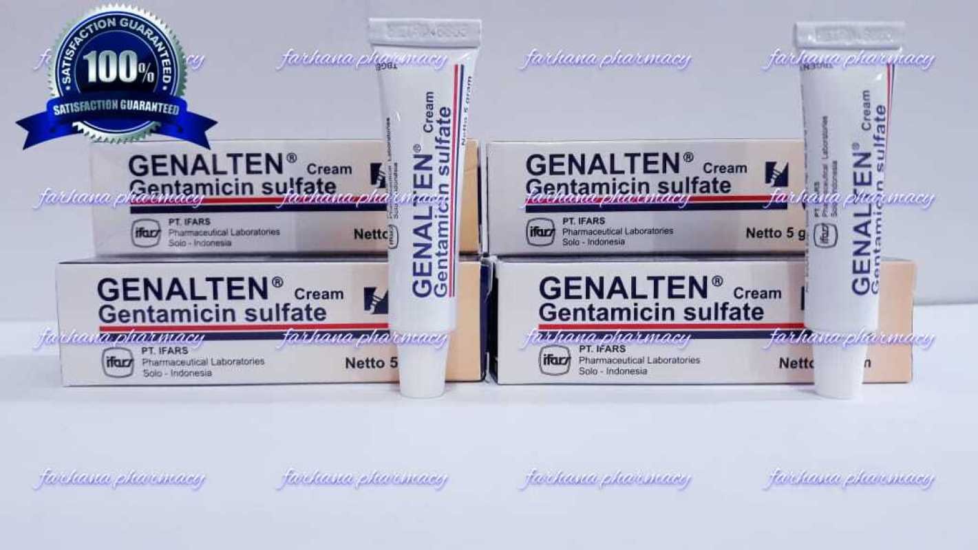 Jual Jual Promo Genalten Cream 5 gr - Untuk Luka Infeksi & Nanah di ...