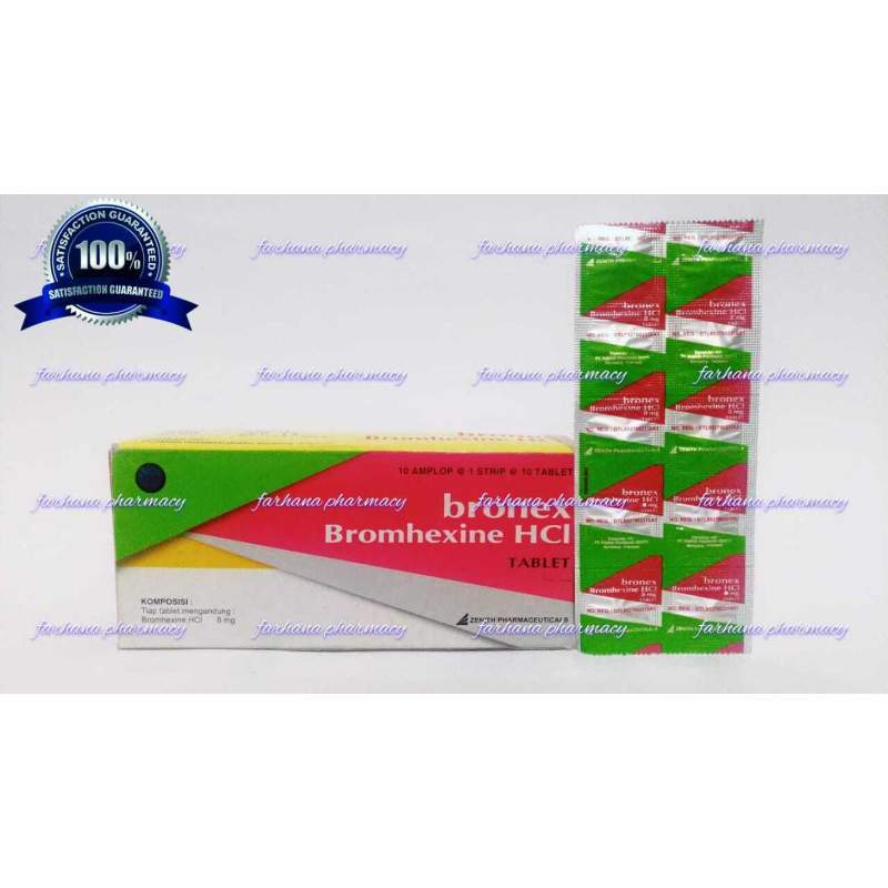 Jual Bronex Tablet - Untuk Batuk Berdahak Dewasa di Seller Farhana ...
