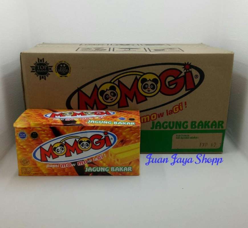 Jual Momogi Rasa Jagung Bakar Snack [1 Karton/ 12 Box/ 20 Pcs] Di ...
