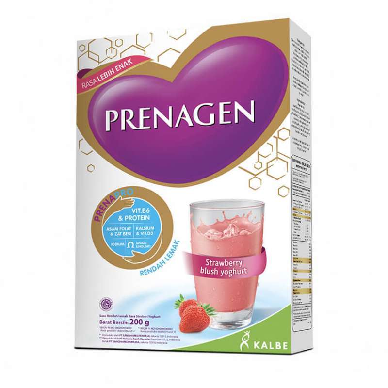 Jual Prenagen Strawberry Blush Yoghurt [200g] Di Seller Darma Medika ...
