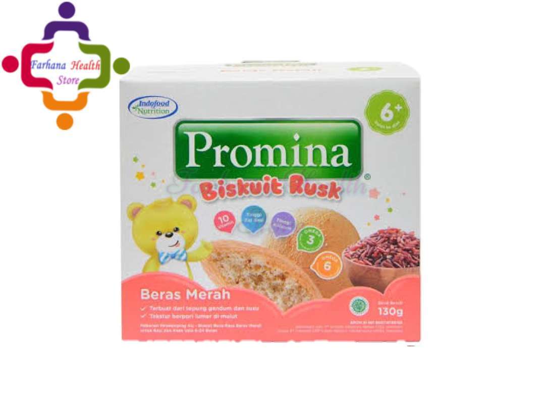 Jual Original Promina Biskuit Beras Merah 130g di Seller Farhana Health ...