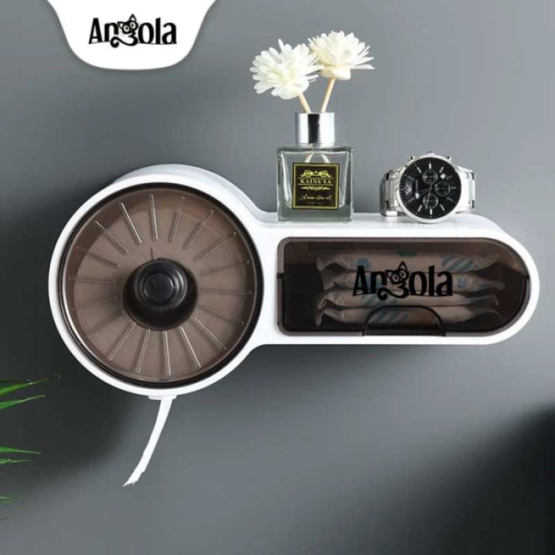 Jual Rak Tissue Gantung Rak Penyimpanan Kotak Tissue Kamar Mandi D42 ...