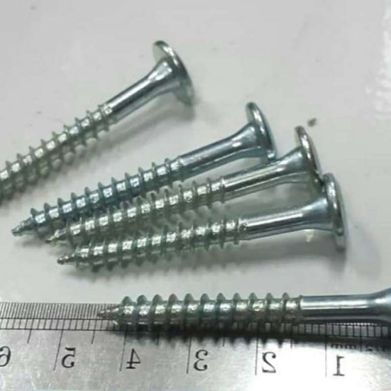 Jual Skrup Perabot M 5.5x1 3/4 in Putih Fisher S8 sekrup lemari ...