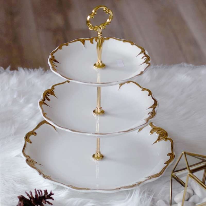 Jual Tempat Kue / Cake Stand 3 Tier di Seller Sumber Rizki Jaya ...