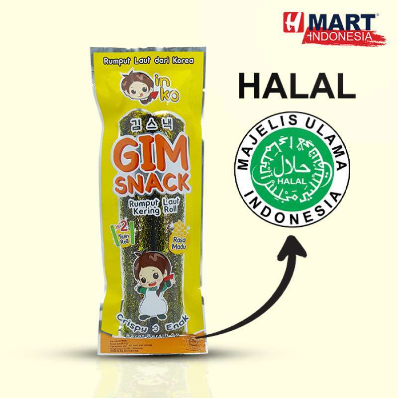Jual Inko Gim Snack - Rumput Laut Roll Rasa Madu Di Seller H-mart ...