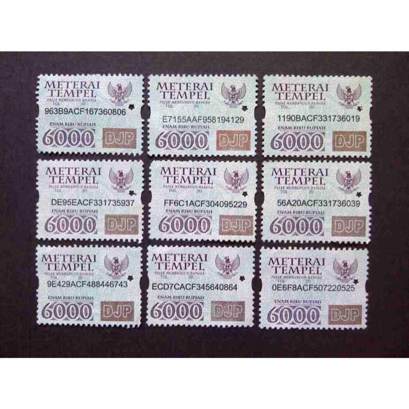 Jual Materai Tahun 2009 Original Harga Termurah Juni 2024 | Blibli