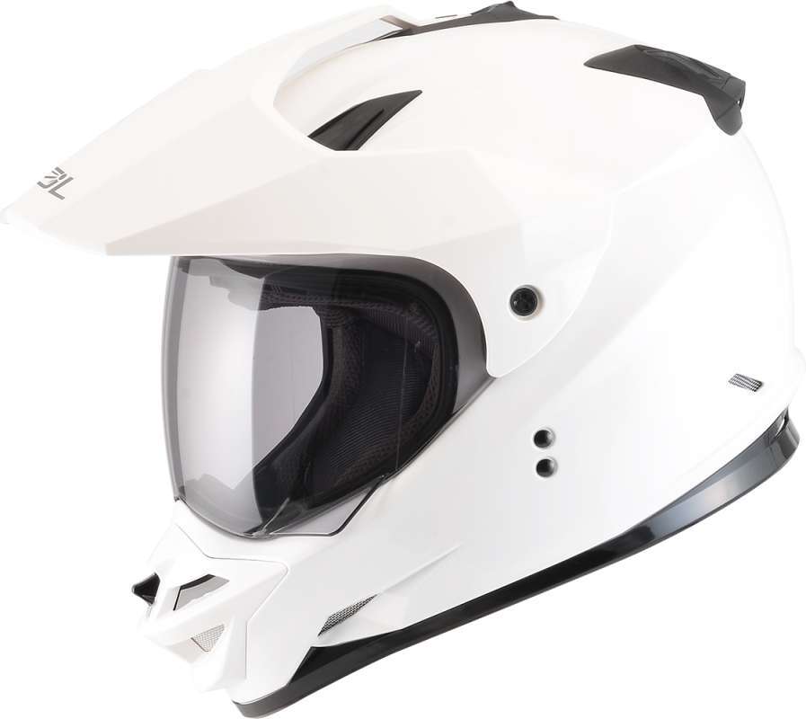 Jual Helm Motor Cross Dual Sport SS-1 SOLID - SOL HELMET - White XL di ...